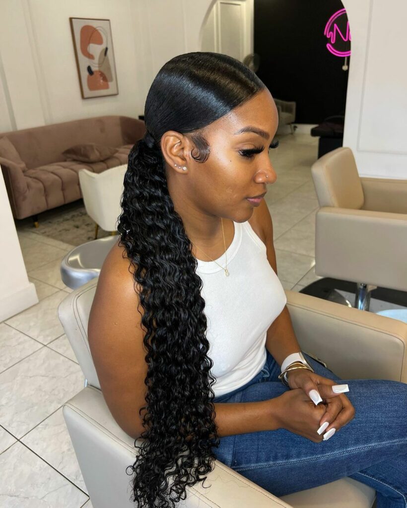 20 Ponytail Hairstyles For Curly Hair. Embrace Your Curls With Style ...